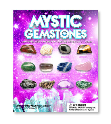 Mystic Gemstones Vending Toys (1-inch) 250 ct - CandyMachines.com
