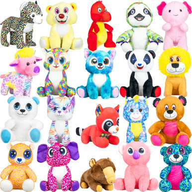 Jumbo Generic Plush #61 Mix (40 ct) 12 inch - 14 inch