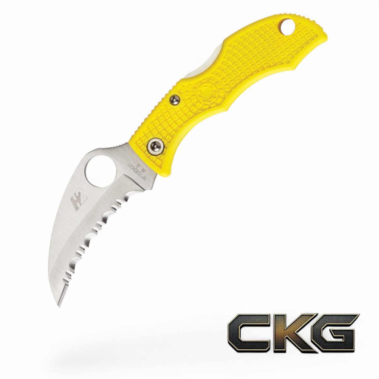 Buy Spyderco Ladybug 3 Salt Hawkbill - Compact EDC Knife with H2 Steel ...