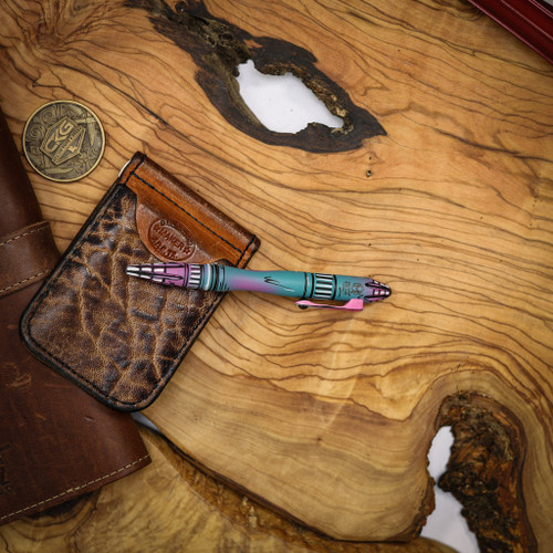 Buy Heretic Knives Thoth Titanium in Miami Vice Cel Shade - Premium Quality