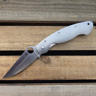 Spyderco Military Titanium Fluted Knife - Premium Performance & Elegant ...