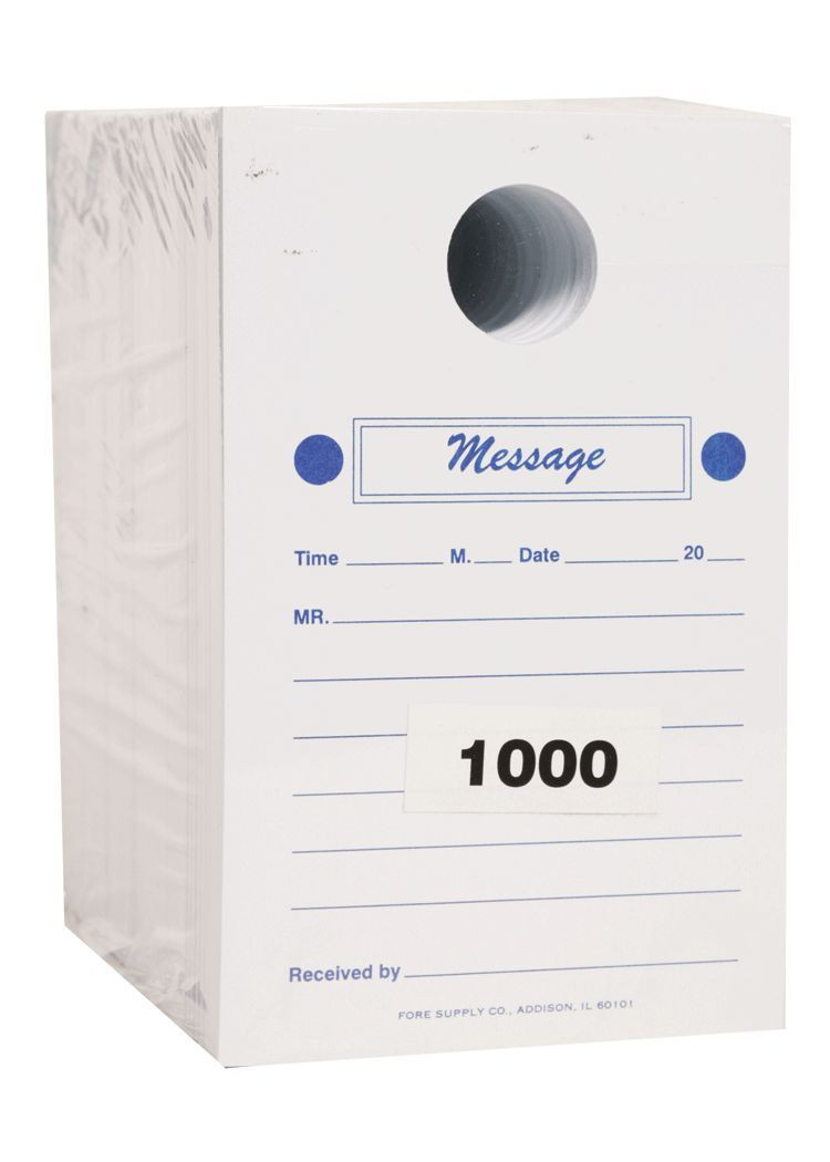 MESSAGE CARDS - Fore Supply Company