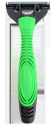 Club Classic Triple Blade Pivot Razor Green/Black 144 Individually ...
