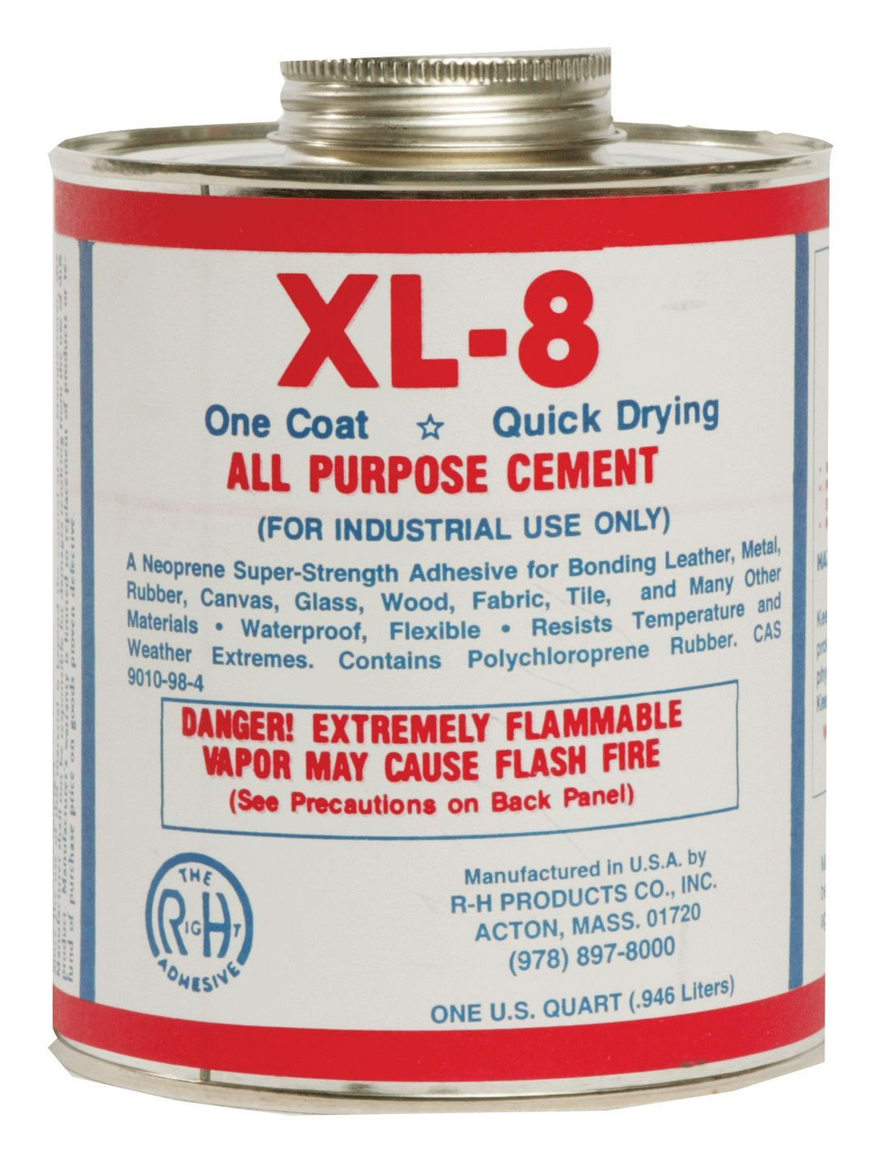 XL8 All Purpose Cement Quart - Fore Supply Company