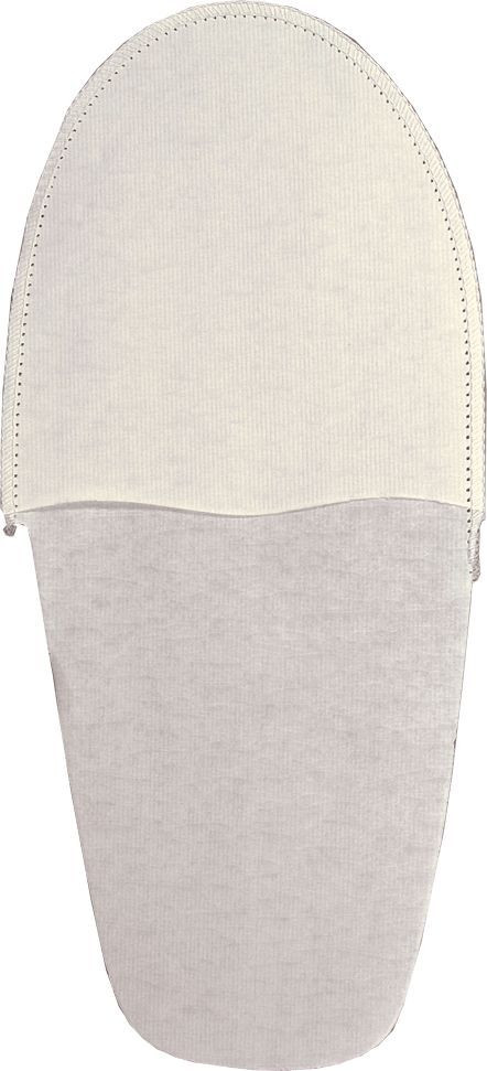 White Disposable Closed Toe Spa Slipper (25 pair/unit)