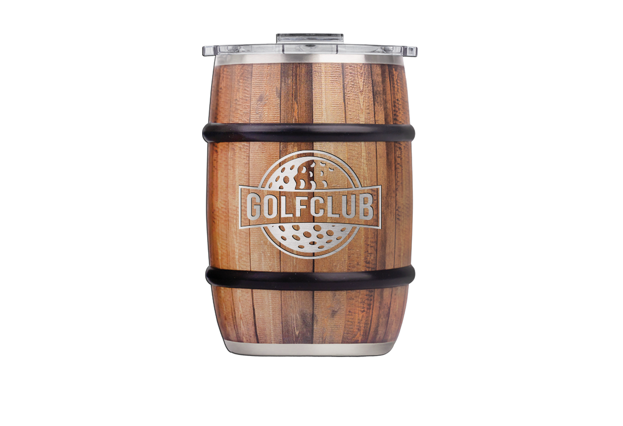 Orca Barware - 12oz Barrel Oakwood Grain - Fore Supply Company