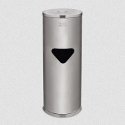 Gym Wipe Stainless Stand G4 W/Trash Rec. Magnetic Door