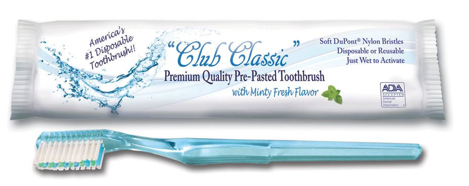 Club Classic Premium Quality Pre-Pasted Toothbrushes - Fore Supply Company