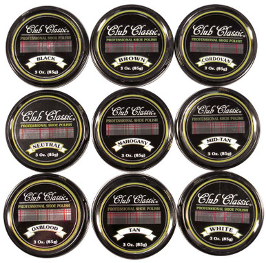 Club Classic Shoe Paste (Assorted Colors) - Fore Supply Company