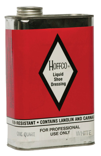 Hoffco White Leather Dressing Quart Fore Supply Company
