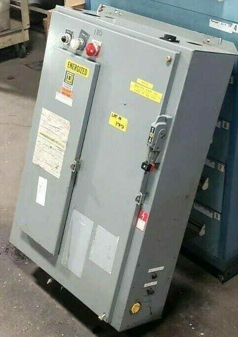 SQUARE D 100 AMP COMBO LIGHTING CONTACTOR W/ 225 AMP PANELBOARD 8903-EQ ...