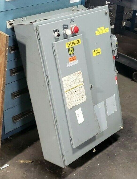 SQUARE D 100 AMP COMBO LIGHTING CONTACTOR W/ 225 AMP PANELBOARD 8903-EQ ...