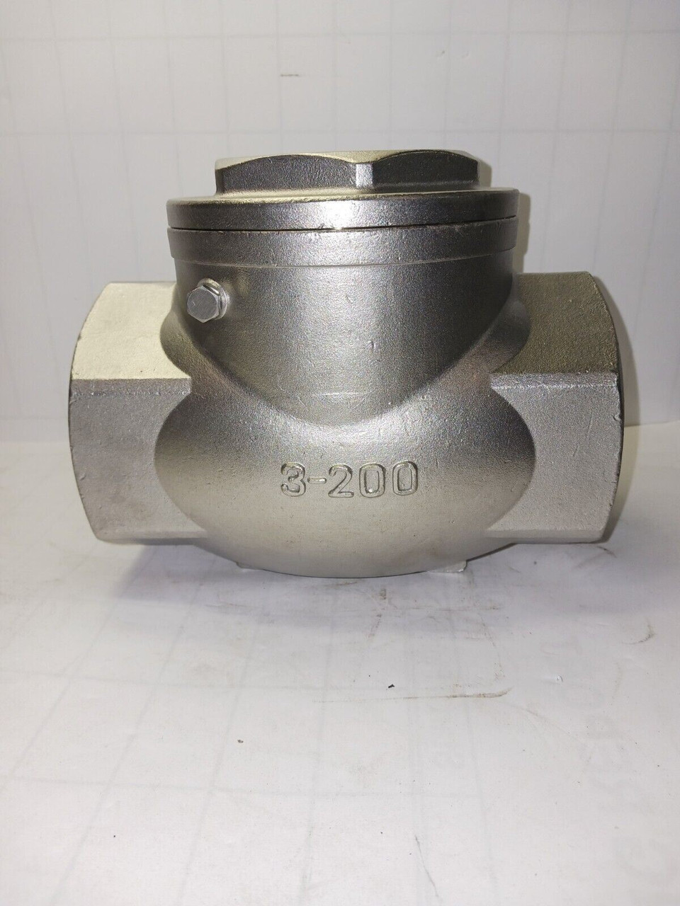 NEW TCI SOCKET WELD CHECK VALVE STAINLESS STEEL TYPE SWING W.P. 200 ...