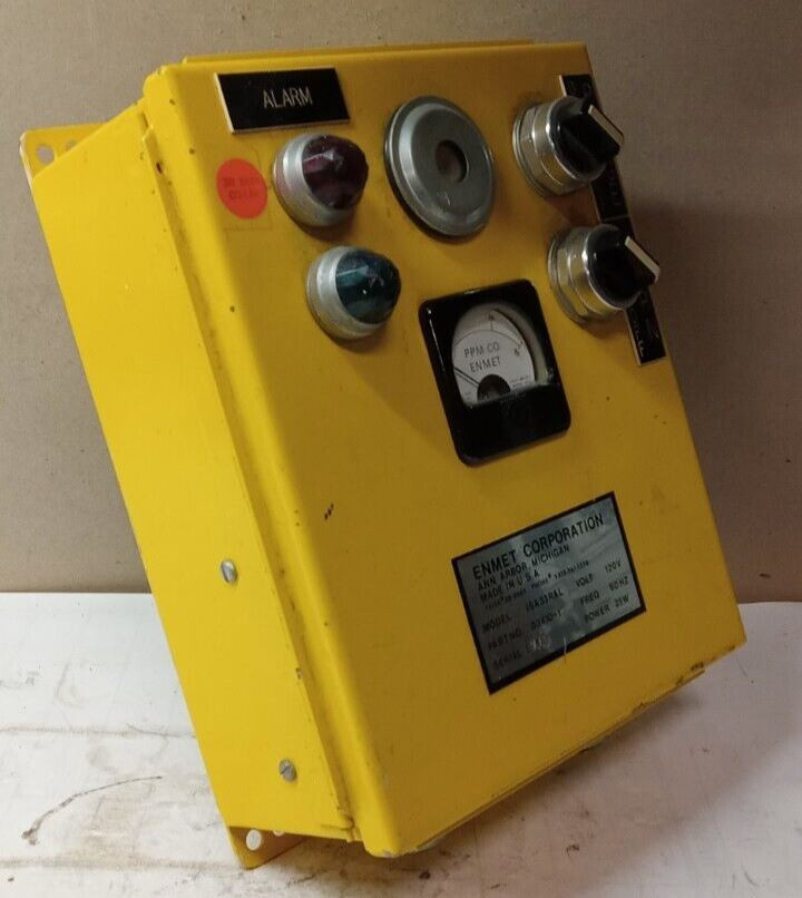 ENMET GAS MONITOR CONTROL UNIT 120 VAC 25 WATT 03410-1 ISA33RAL - C & G ...