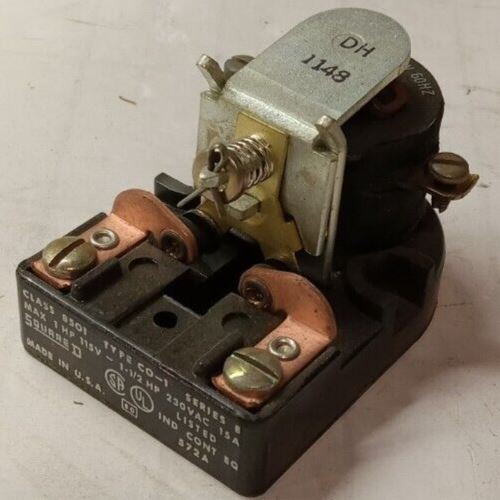 NEW SQUARE D 8501CO-1 AC CONTROL RELAY 115/230 VAC SPST 1 NO 24V COIL ...