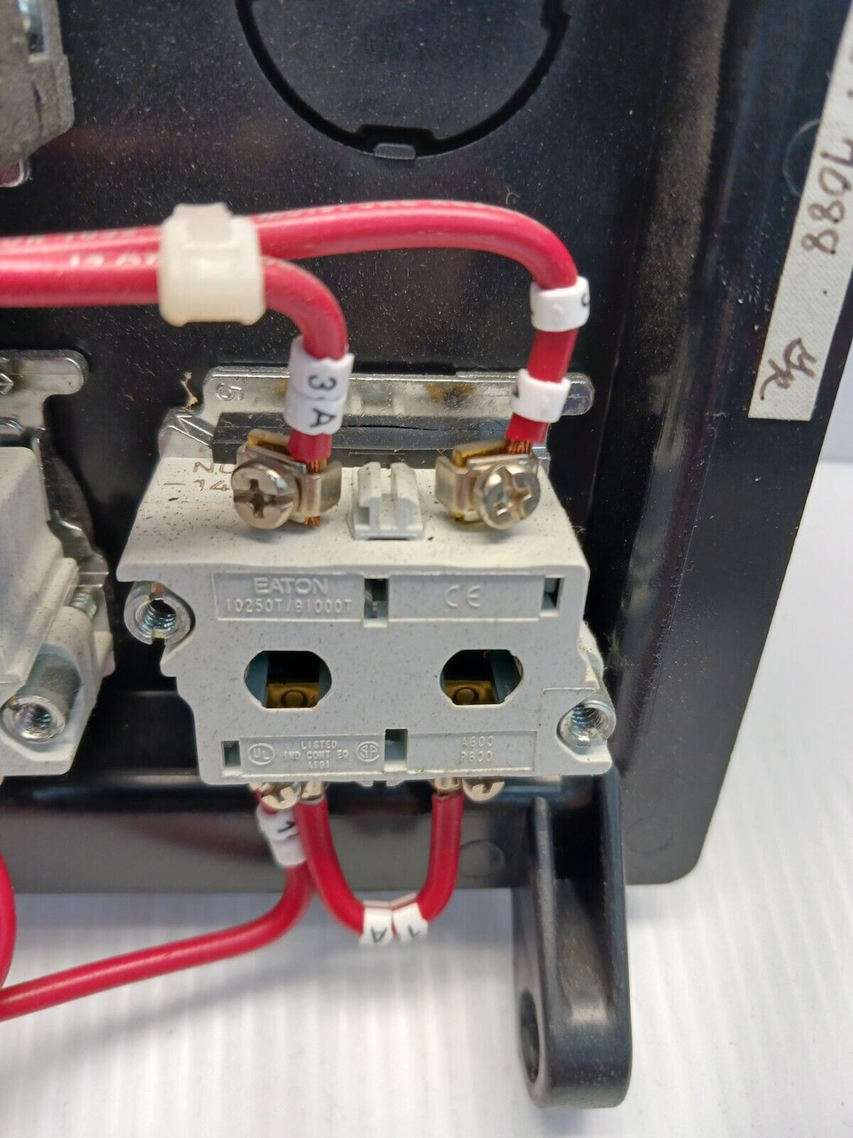 EATON 2100 MCC BUCKET CONTROL STATION HOA START/STOP PUSHBUTTON RUN ...