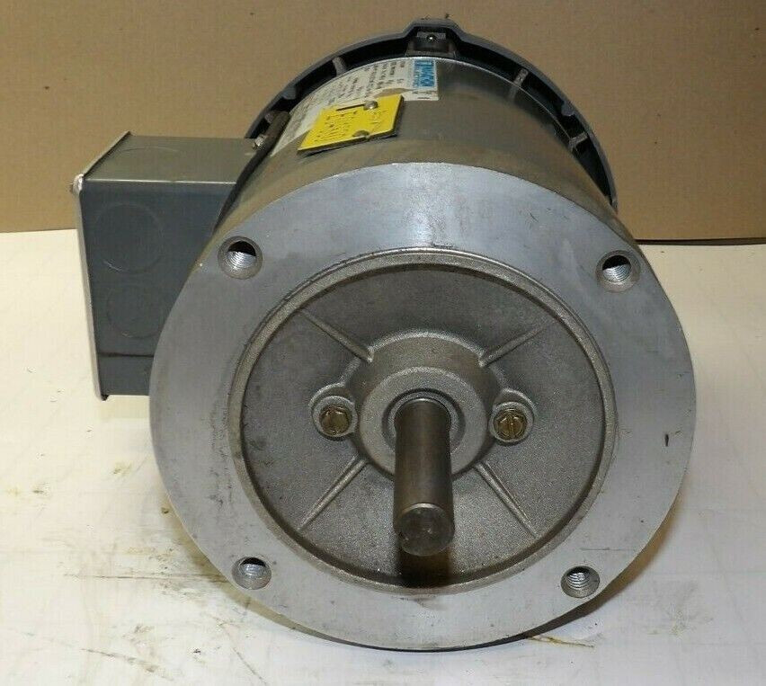 MARATHON 1 HP AC MOTOR 208-230/460 VAC 3Ø 3450 RPM 56C-65 FRAME TEFC ...