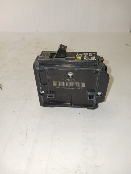 10) NEW SQUARE D 15 AMP CIRCUIT BREAKERS 120/240 VAC HOM115CP LOT OF 10 ...
