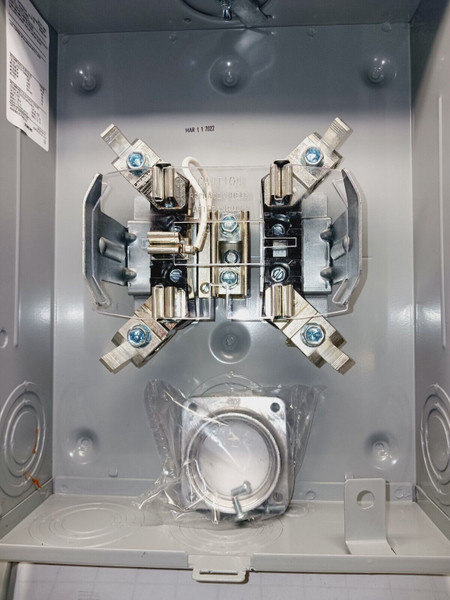 NEW TALON UAT417-XMBL RINGLESS METER SOCKET OUTDOOR ENCLOSURE 200 AMP 5 ...