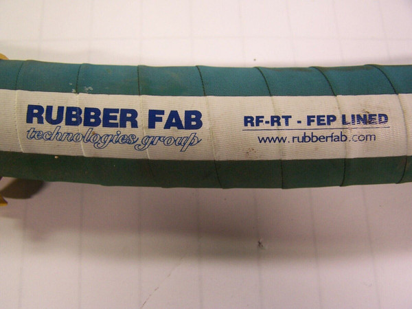 RUBBER FAB RF-RT-FEP LINED STANDARD 1800 HOSE WITH FLANGE - C & G ...
