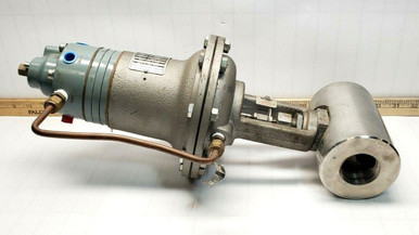 UNIFLOW 1 1/4" SS CONTROL VALVE 8100 W/ MOORE BUILT IN VALVE POSITIONER ...