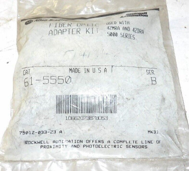 NEW ALLEN BRADLEY FIBER OPTIC ADAPTER KIT 61-5550 SERIES B - C & G ...