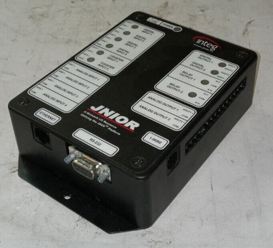 INTEG JNIOR NETWORK I/O ETHERNET CONTROLLER RS-232 7-30 V AC/DC JNR-100-001A - C & G Surplus Inc.