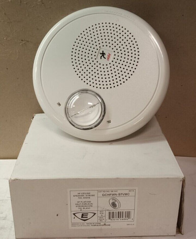 NEW EDWARDS GCHFWN-S7VMC HF CEILING SPEAKER/STROBE 70V WHITE - C & G ...