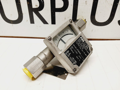 NEW ABB VARIABLE AREA FLOW METER 1/2" NPT/100 BAR OMAX 12.000 D10A32_5 ...