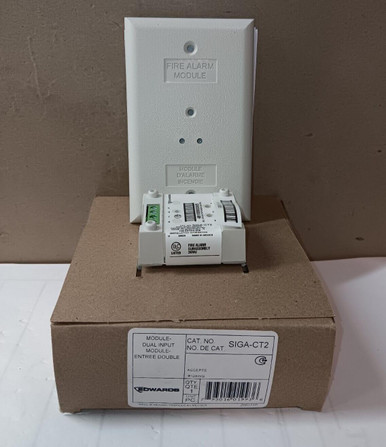 NEW EDWARDS SIGA-CT2 FIRE ALARM DUAL INPUT MODULE SIGA-CT2 - C & G ...
