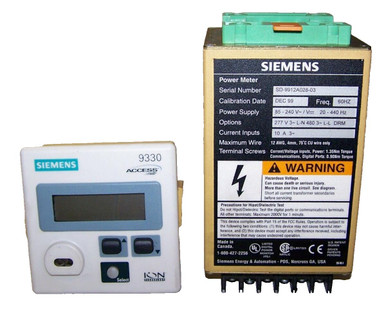 SIEMENS ACCESS COMPATIBLE DISPLAY MODULE 9330-DISPLAY WITH POWER METER ...