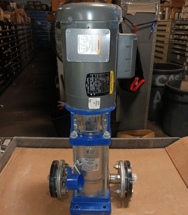 GOULDS G&L 1-/4" SS MULTI-STAGE CENTRIFUGAL PUMP 1-1/2 HP 115/230 VAC ...