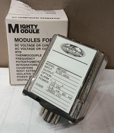 NEW WILKERSON INSTRUMENT CO MM1000 MIGHTY MODULE RELAY 24 VDC OUT 115 ...