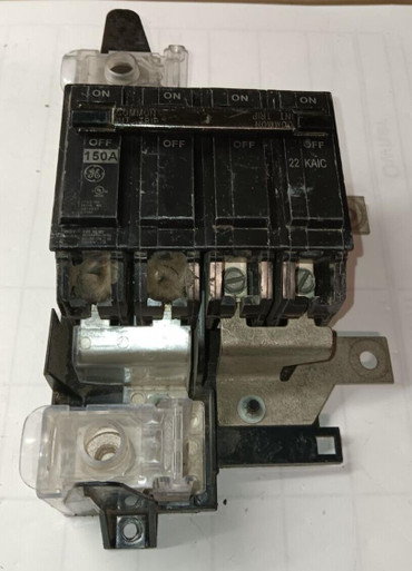 GENERAL ELECTRIC THQMV150 150 AMP MAIN CIRCUIT BREAKER 2 POLE 240 VAC ...