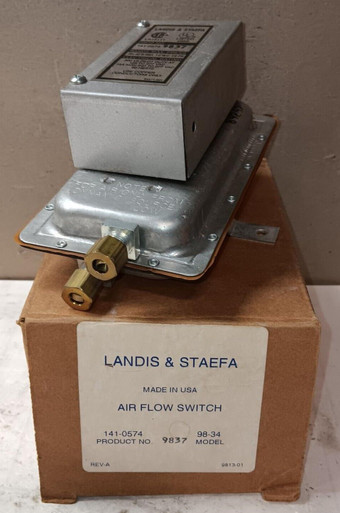 NEW LANDIS & STAEFA 141-0574 AIR FLOW SWITCH 120-277 VAC - C & G ...