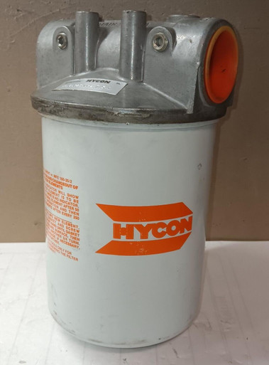 NEW HYCON MF160G25A0-2.7/5.1 FILTER HOUSING & FILTER HEAD 1-1/4" IN/OUT ...