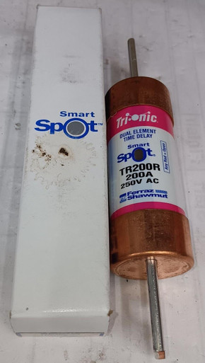 NEW FERRAZ SHAWMUT 200 AMP SMART SPOT FUSE 250V TR200R - C & G Surplus Inc.