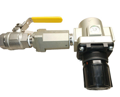 SMC PNEUMATIC REGULATOR WITH SS BALL VALVE AK6000 CHECK VALVE AC60 ...