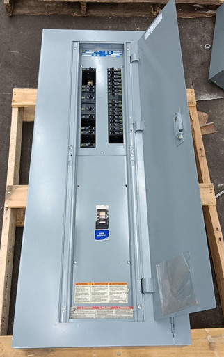 NEW SQUARE D 150 AMP MAIN BREAKER PANELBOARD 42 CIRCUIT 208Y/120V 3Ø ...