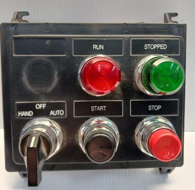 EATON 2100 MCC BUCKET CONTROL STATION HOA START/STOP PUSHBUTTON RUN ...