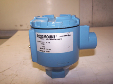 ROSEMOUNT PT100 TEMPERATURE TRANSMITTER 0065D34N0000N1420E5TB - C & G ...