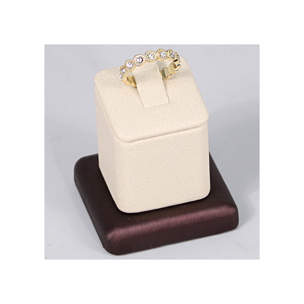 Ring Clip Display, 1 3/4" x 1 3/4" x 1 3/4"H, Premium Beige With Steel ...