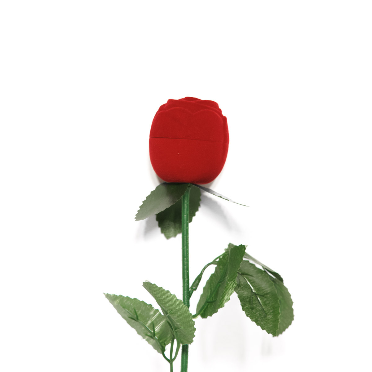 Rose Ring Box with Stem and Leaves Available in Red and Pink ~ Sold 12 ...