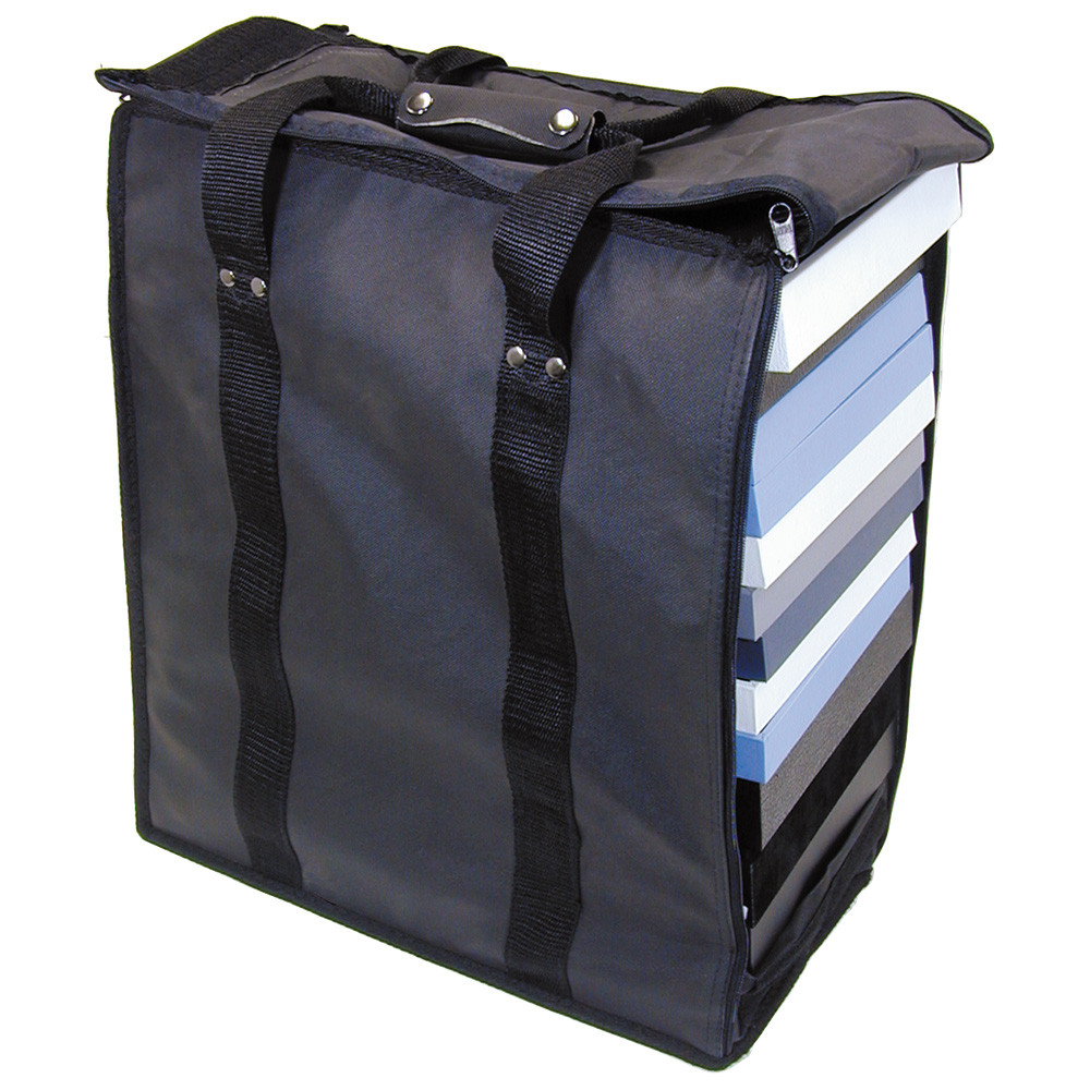 Soft PVC carrying case - Black, 16" x 9" x 19"H, Hold 17 pcs Stander ...