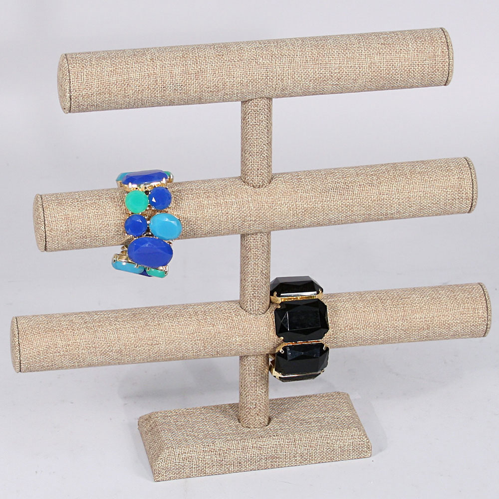3 Level T-Bar, Linen, 14" x 3 1/2" x 13"H, (Choose from various Color ...