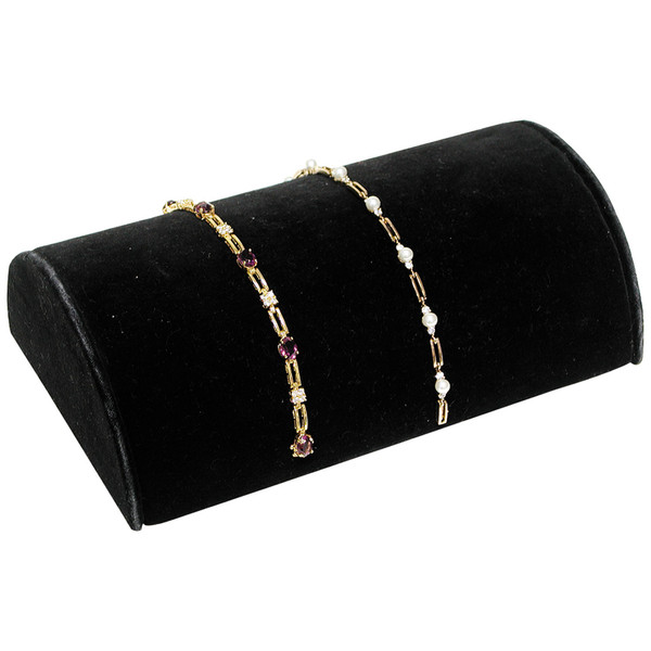 Half-Moon Bracelet/Watch Display, 8 1/4" x 5" x 2 1/2"H,(Choose from ...