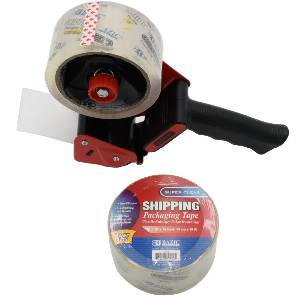 Shipping Packing Tape With Dispenser (EB-992-Tape Gun) - Ed's Box ...