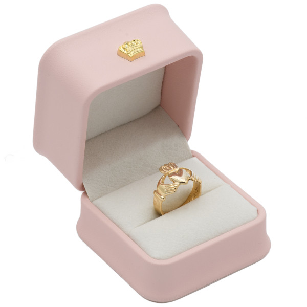 Soft Pink Faux Leather Ring Box (JAS15R-PK) *Price for 12pcs - Ed's Box ...