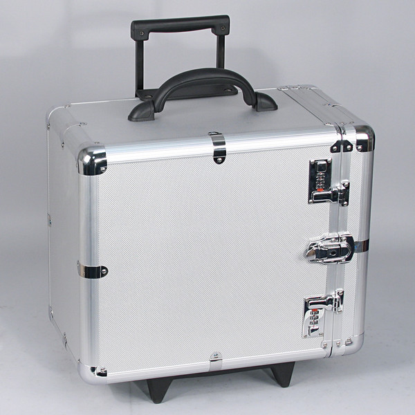 Aluminum case side-open w/handle (12 trays),16 3/8" x 11" x 17"H - Ed's ...