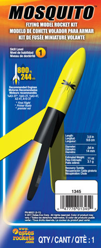 Mini Mosquito Rocket Kit - King Kong Hobbies